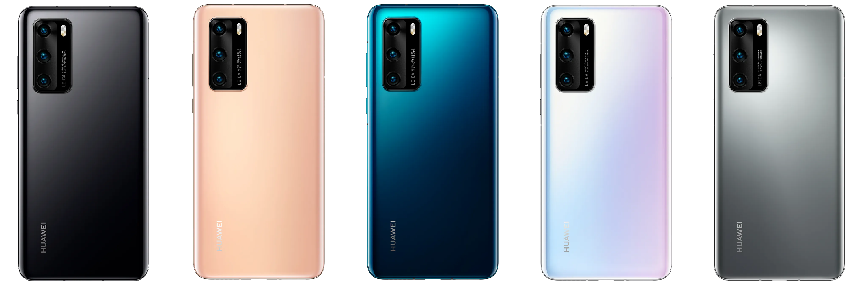 P40のカラーバリエーション5色